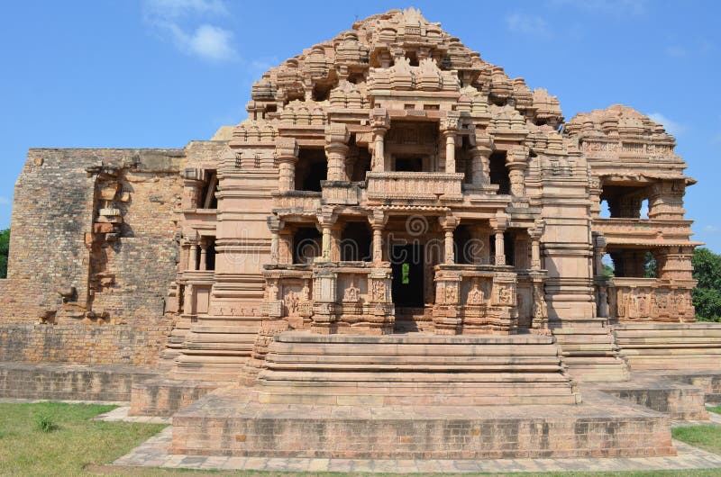 Gwalior Fort stock photo. Image of building, gwalior - 78466908