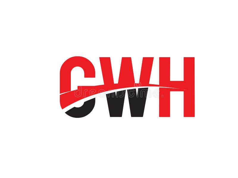 GWH Letter Initial Logo Design Vector Illustration Stock Vector ...