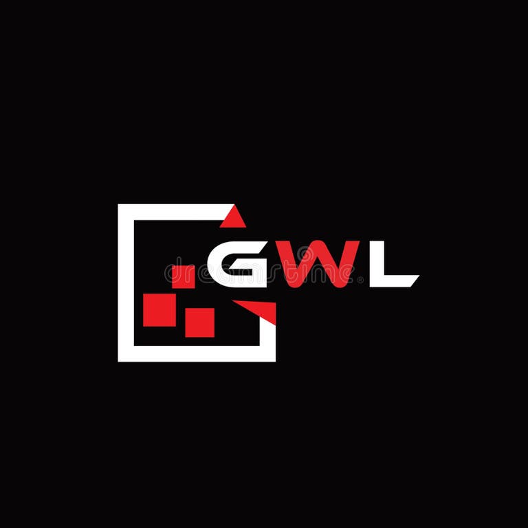 GWL Creative Minimalist Letter Logo. GWL Unique Vector Initials Alphabet Letter Logo Design ...