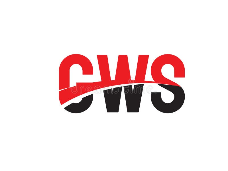 GWS Letter Initial Logo Design Vector Illustration Stock Vector ...