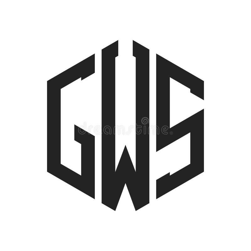 GWS Logo Design. Initial Letter GWS Monogram Logo Using Hexagon Shape ...