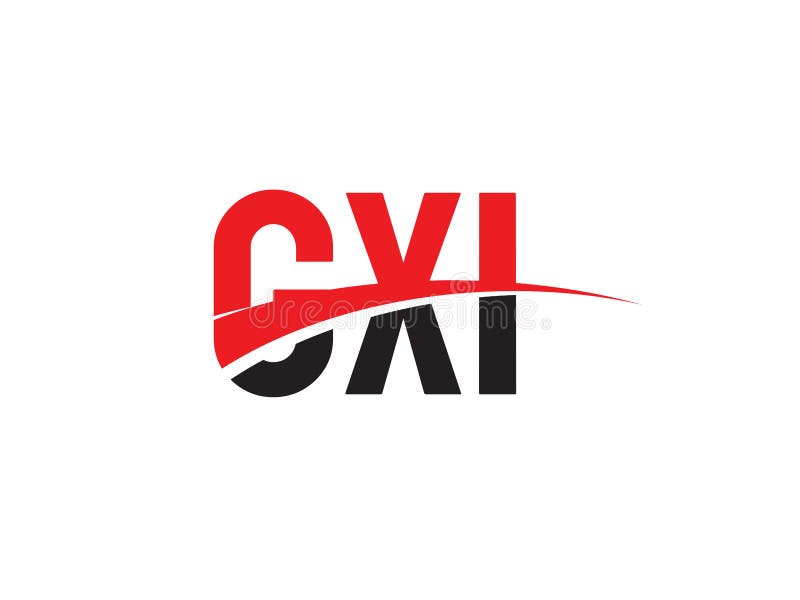GXI Letter Initial Logo Design Vector Illustration Stock Vector ...