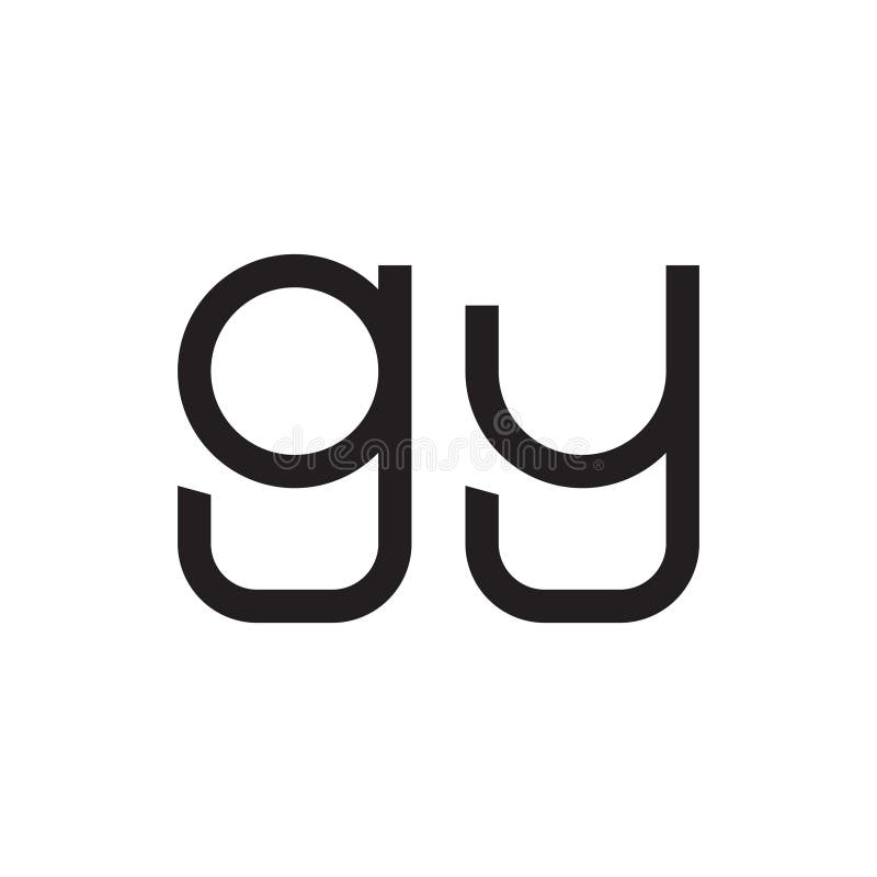 Gy Initial Letter Vector Logo Icon Stock Vector - Illustration of ...