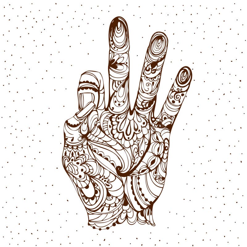 Gyan Mudra. Mudra of Knowledge Stock Vector - Illustration of dharma ...