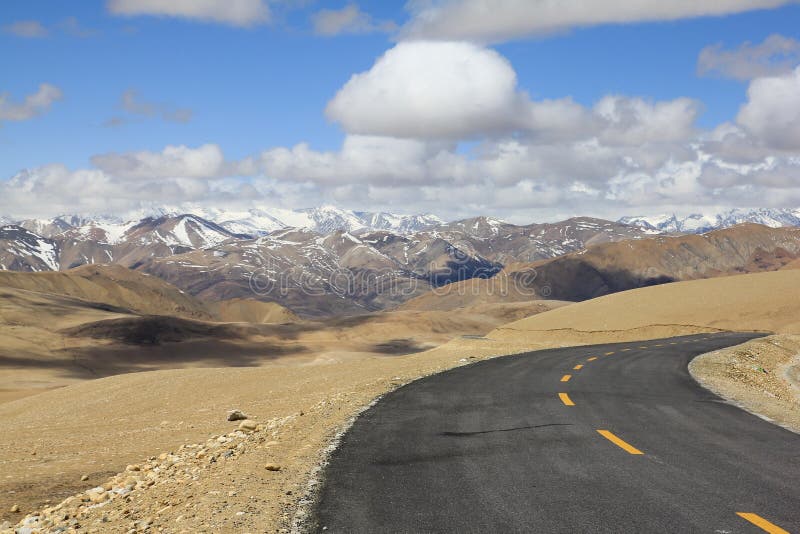 Gyatso-La Pass, Tibet stock image. Image of clouds, china - 25735825