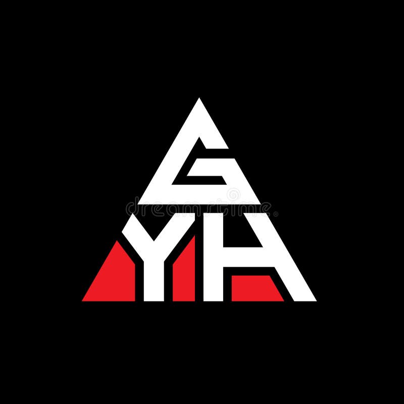 GYH Triangle Letter Logo Design with Triangle Shape. GYH Triangle Logo ...