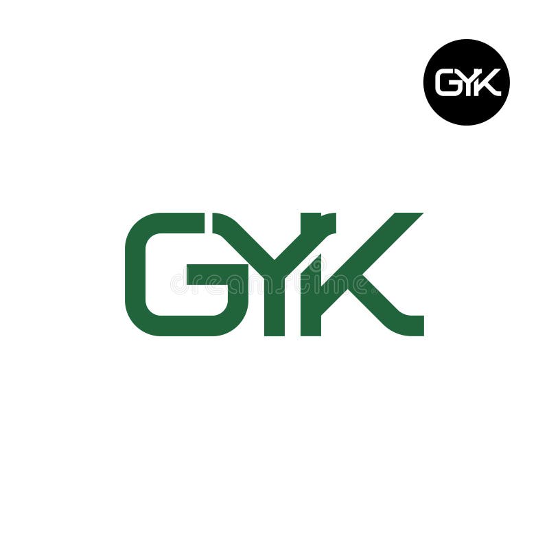 Gyk Monogram Stock Illustrations – 10 Gyk Monogram Stock Illustrations ...