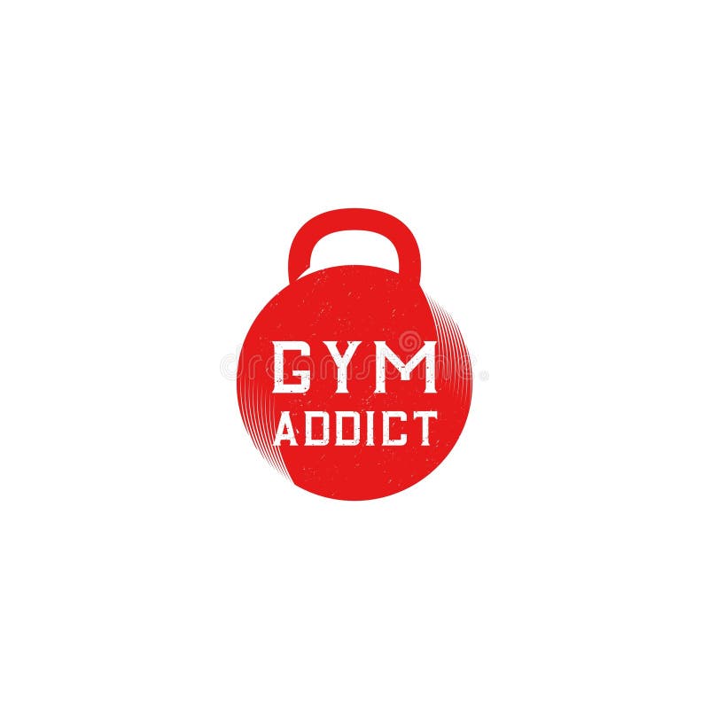 Gym Addict Logo Vector Badge Stock Vector - Illustration of premium ...