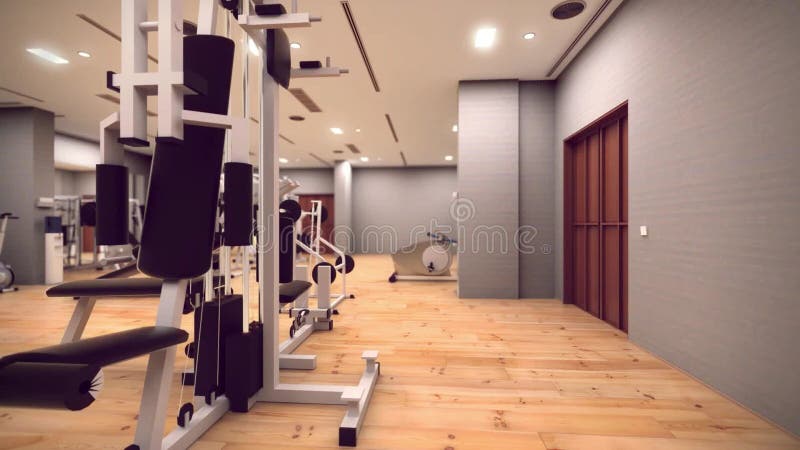 Gym animation stock video. Video of bright, barbell, exercising - 84340299