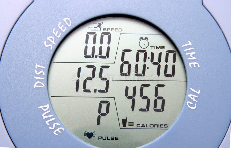 Gym bike meter stock image. Image of machine, body, slim - 5850171