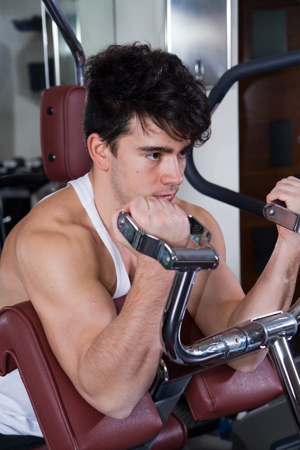 Gym boy stock photo. Image of adult, bodybuilding, heavy - 38631730