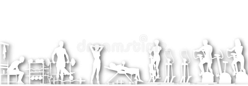 Gym foreground stock vector. Illustration of graphic, element - 7924755