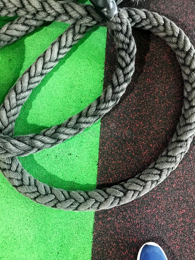 Gym Equipment Easy Gym Rope Stock Photo - Image of wight, carpert ...