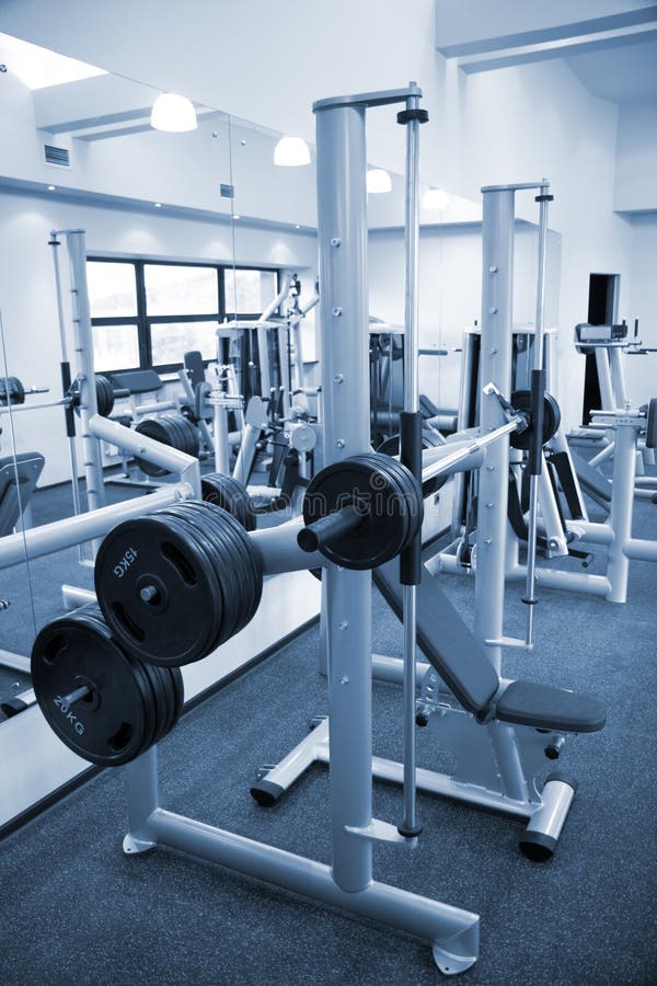 Gym equipment room stock image. Image of health, building - 7118525