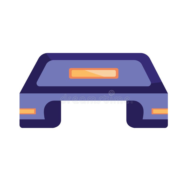 Gym Equipment Step Platform Stock Vector - Illustration of training ...