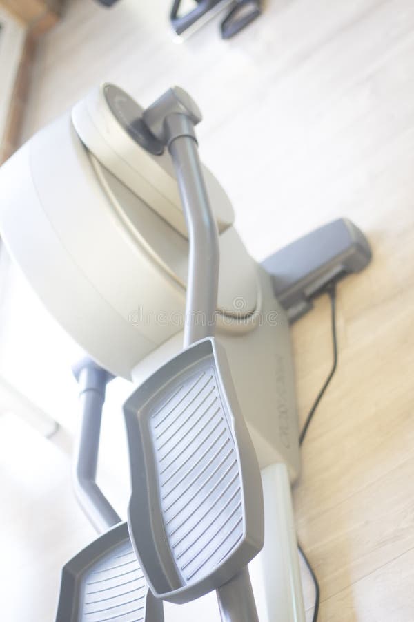 Gym Exercise Cross Trainer Machine Stock Image - Image of studio ...