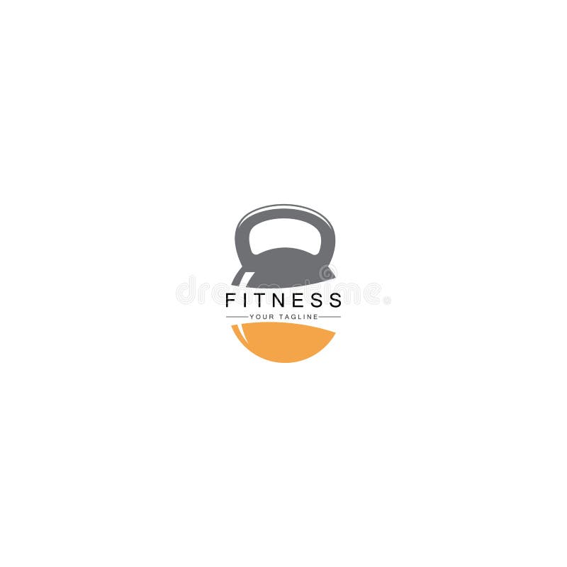 Gym Fitness Barbell Logo Icon Vector Template. Stock Vector ...