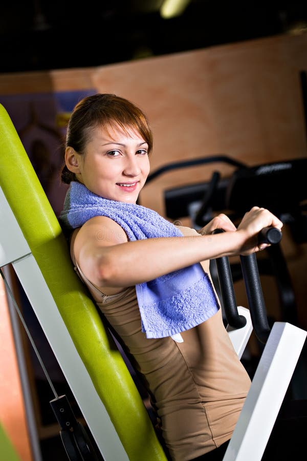 Gym girl stock photo. Image of female, build, strength - 22505902