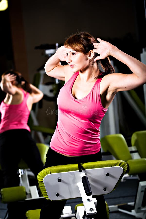 Gym girl stock image. Image of building, sports, health - 23459419