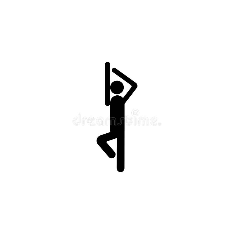 Gymnastics girl icon stock illustration. Illustration of training ...