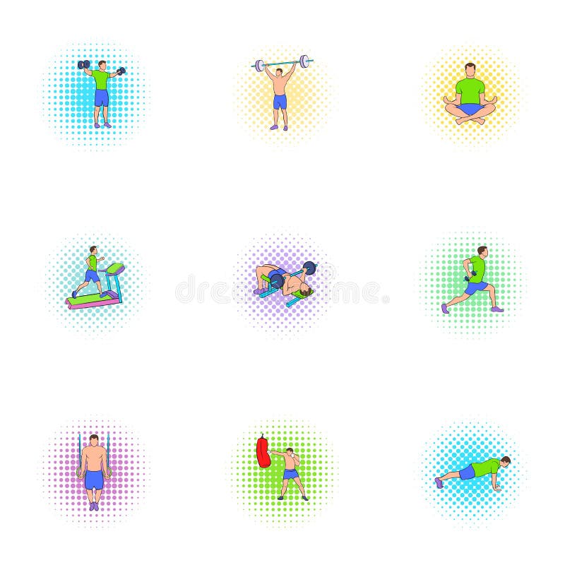 Gym Pop Art Stock Illustrations – 1,351 Gym Pop Art Stock Illustrations ...