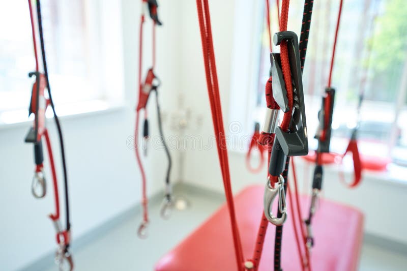 Gym Interior with Suspension Trainer for Physiotherapy Stock Image ...