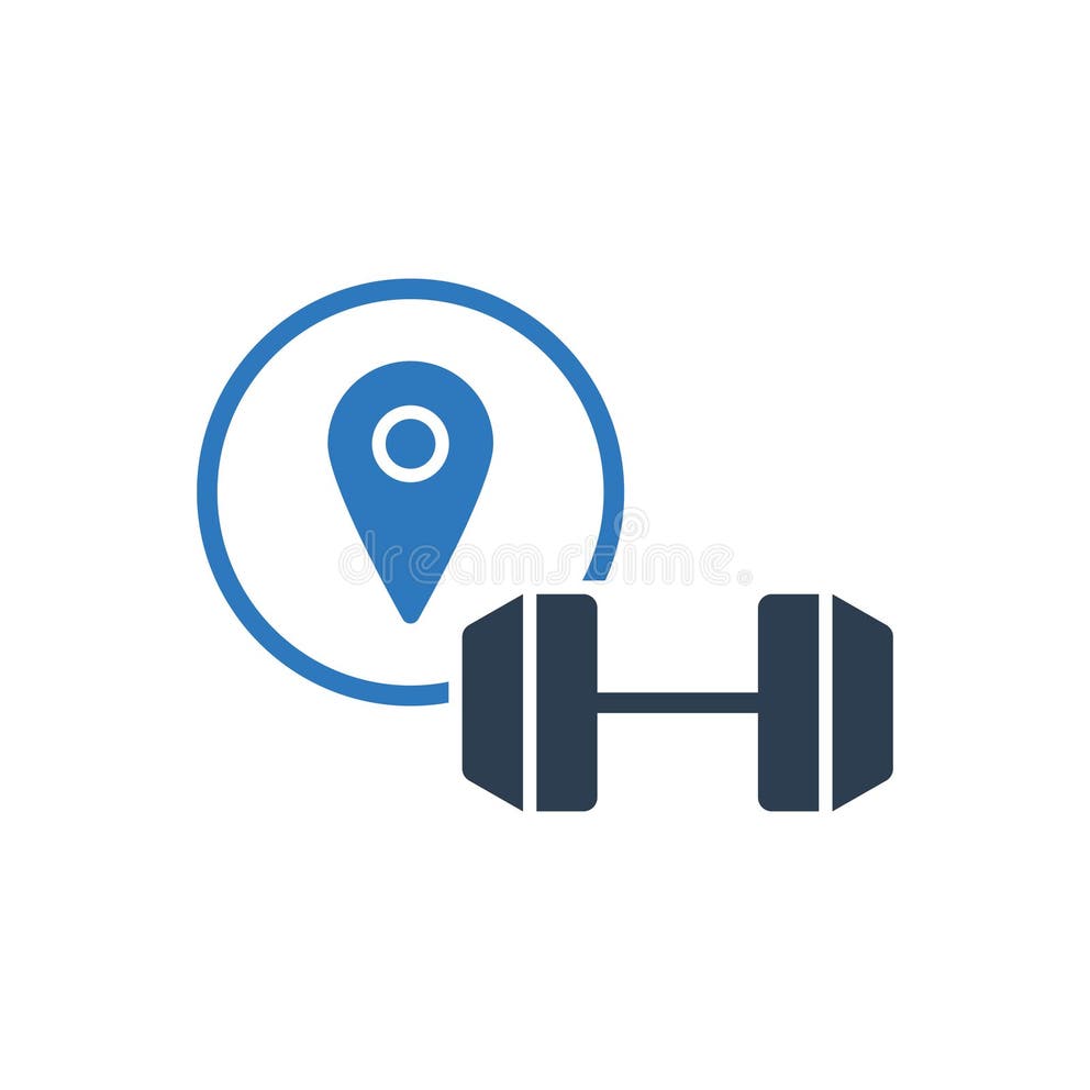 Gym Location Icon Address Stock Illustrations – 29 Gym Location Icon ...
