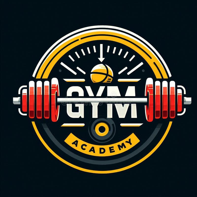 Gym Logo stock illustration. Illustration of circle - 338833634