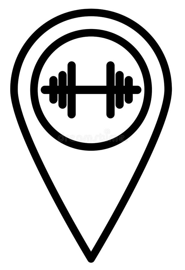 Gym Map Icon Stock Illustrations – 1,715 Gym Map Icon Stock ...