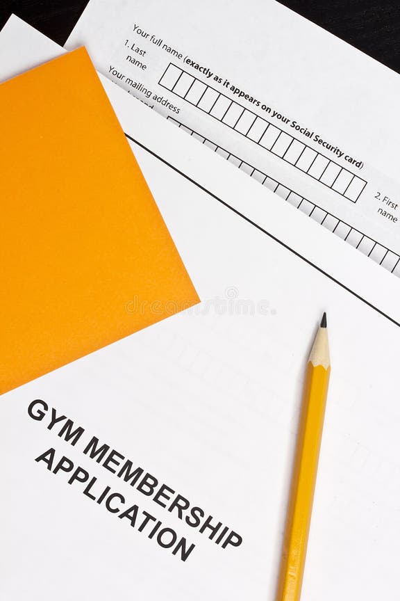 Gym Membership Application stock image. Image of concept - 23999525