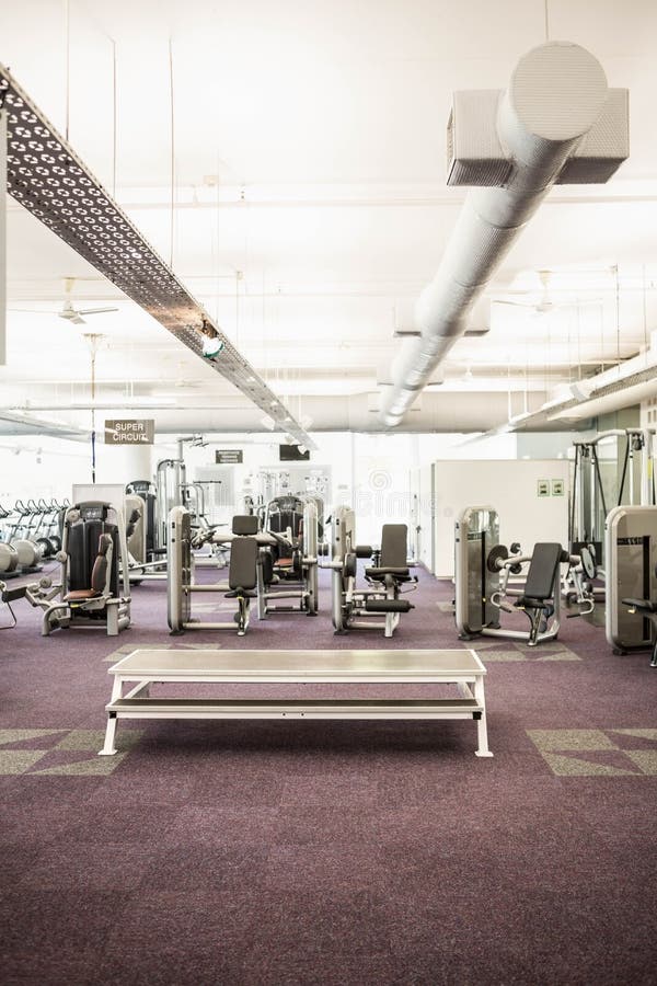 Gym with no people stock image. Image of facility, fitness - 66432641