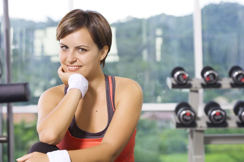 Gym portrait stock image. Image of healthcare, pump, shape - 10364955