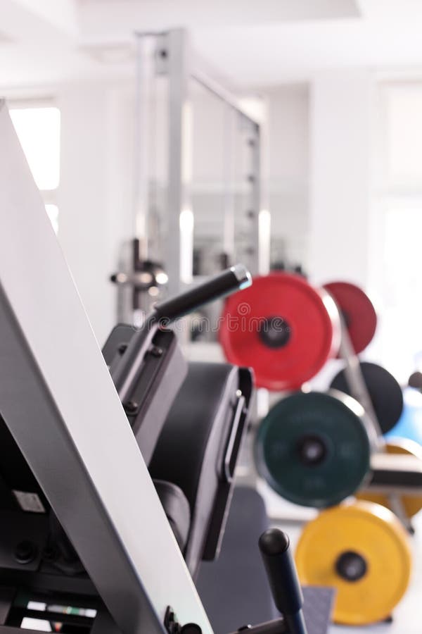 Gym with Special Equipment, Empty Stock Photo - Image of detail ...