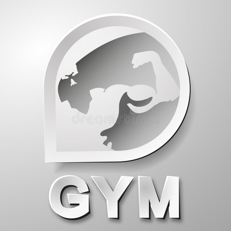 Gym symbol stock illustration. Illustration of health - 50996291