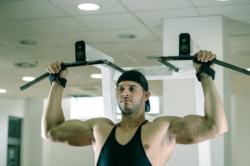 Gym training workout stock photo. Image of lifestyle - 35056288