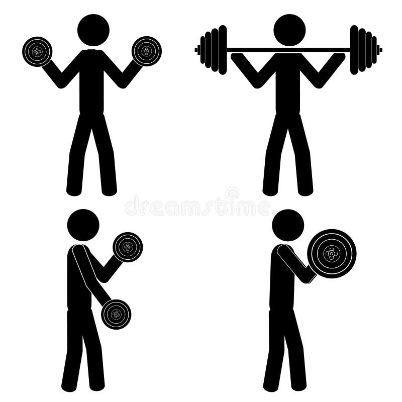Gym weight stock vector. Illustration of adult, lifestyle - 43661938