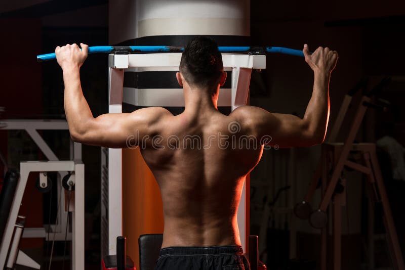 Gym Workout for Back stock photo. Image of athlete, beauty - 37193214