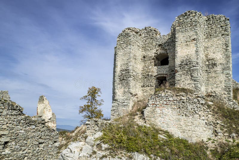 Gymes Castle Main Building Front View Stock Image - Image of romantic ...