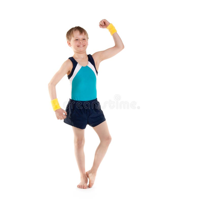 Back Thin Boy Showing His Muscles Stock Photos - Free & Royalty-Free ...