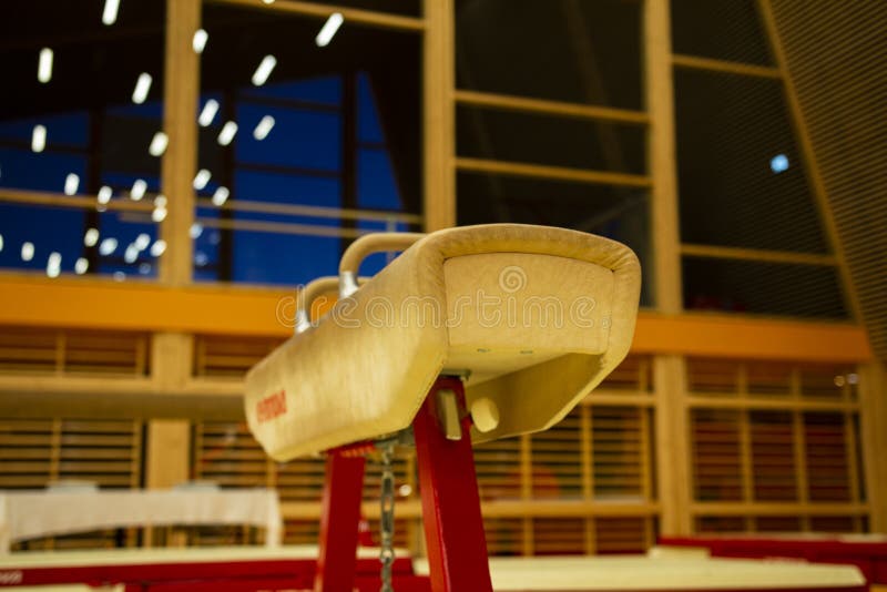 Gymnastic Equipment in Gymnastic Center Stock Photo - Image of champion ...