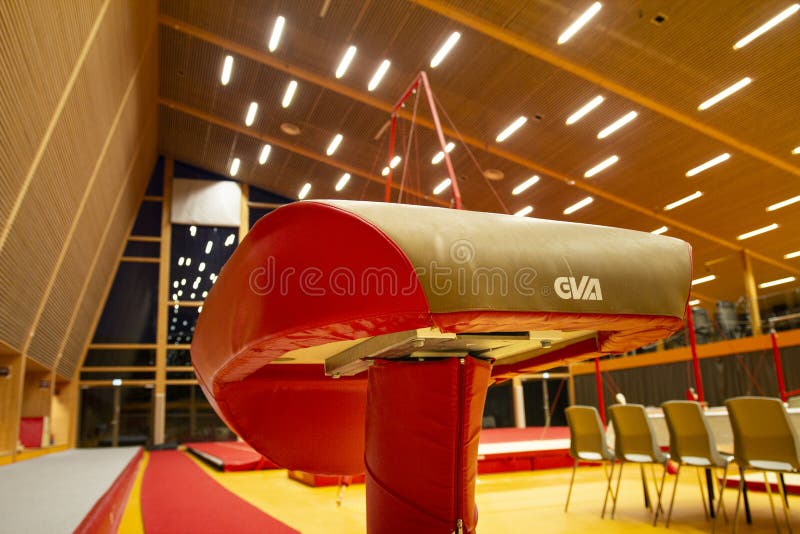 Gymnastic Equipment in Gymnastic Center Editorial Photography - Image ...