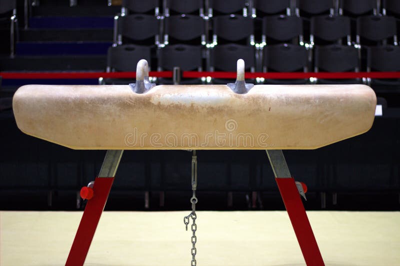 Gymnastic Equipment in a Gymnastic Club Stock Photo - Image of pommel ...