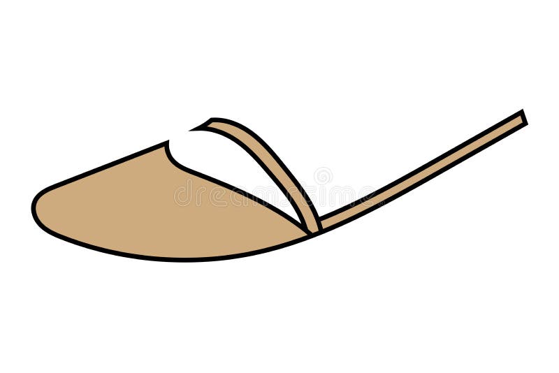 Gymnastic Half Shoes Pictogram Vector Illustration Stock Vector ...