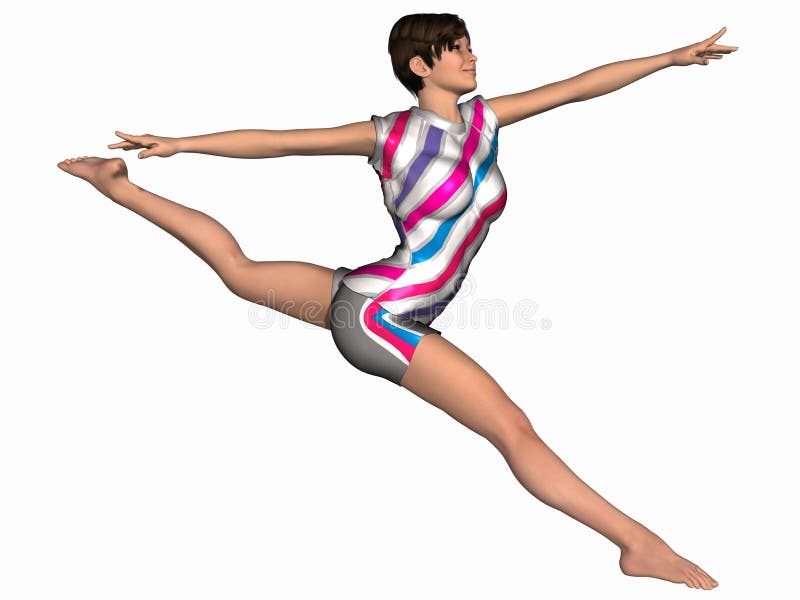 Gymnastic Pose Royalty Free Stock Photography - Image: 13492247