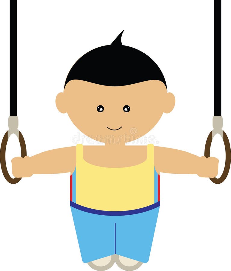 Gymnastic Ring stock illustration. Illustration of male - 28388739