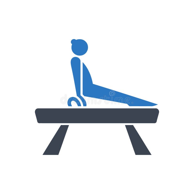 Gymnastics Icon stock vector. Illustration of sport - 374473681
