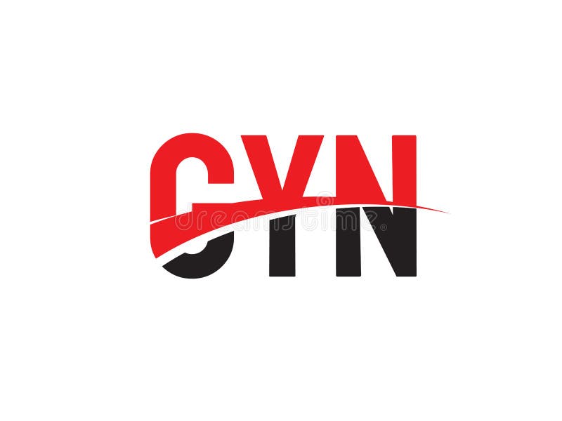 GYN Letter Initial Logo Design Vector Illustration Stock Vector ...