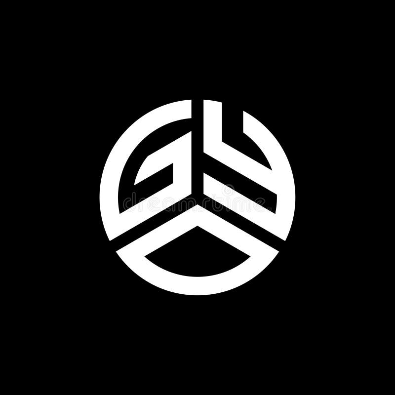 GYO Letter Logo Design on White Background. GYO Creative Initials ...