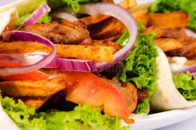 Gyos meat stock photo. Image of cheese, great, ketchup - 28464304