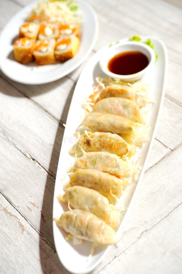Gyoza stock photo. Image of bamboo, boiled, gyoza, nutrition - 21622172